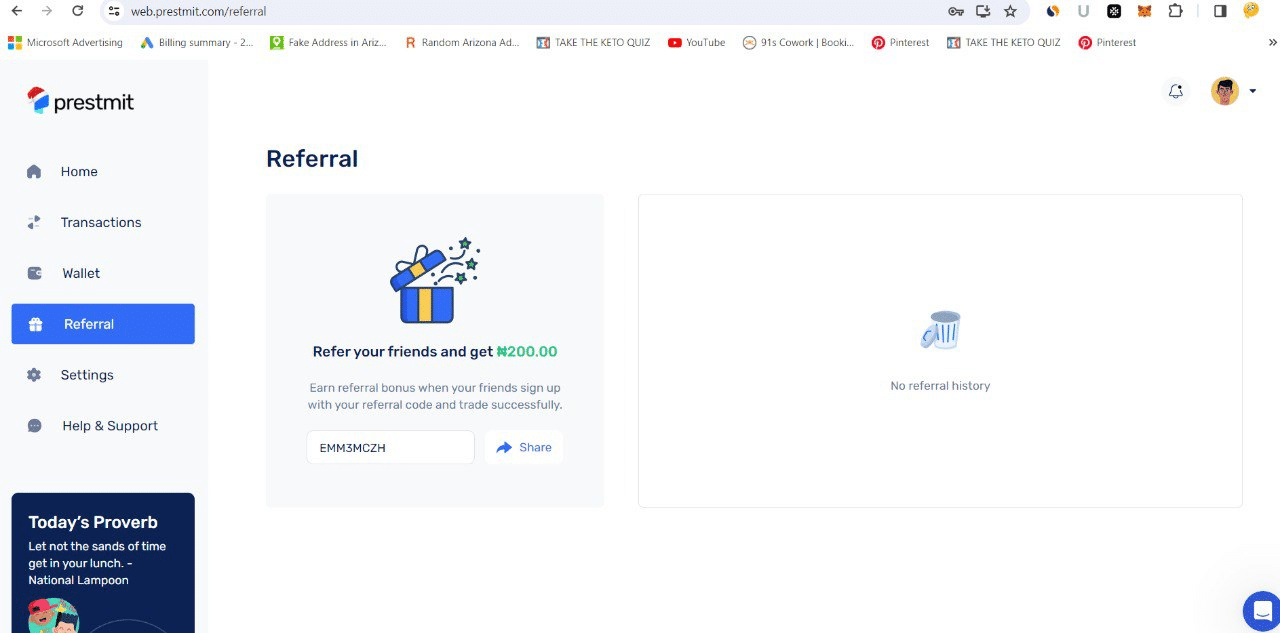Prestmit Referral Code (EMM3MCZH) Get $10 As A Singup Bonus. - Codes ...